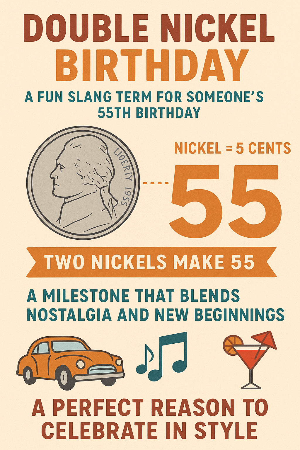 Double Nickel Birthday: What It Means and How to Celebrate - Birthday ...