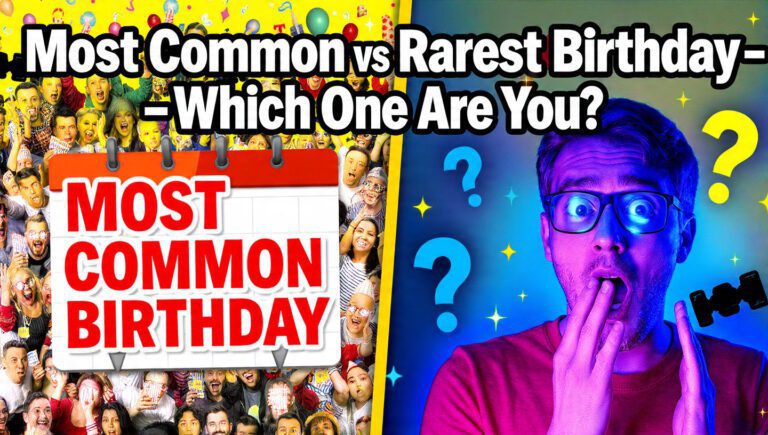 Most Common Birthday vs. Rarest Birthday — Which One Are You ...